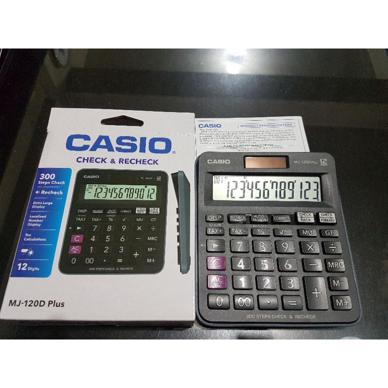 Casio MJ-120D MJ-120D MJ120D Plus (Check and Recheck) | Shopee Philippines