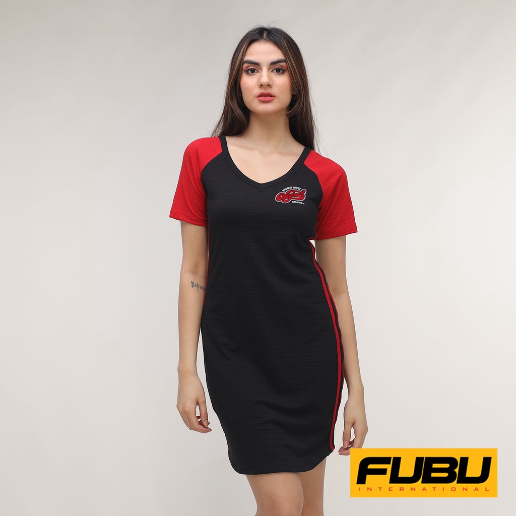 Fubu Girls Fashion Dress QGT22-0194 (Black/Red) | Shopee Philippines
