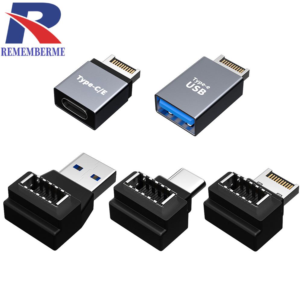 Motherboard Type E to Type C/USB Adapter Desktop Computer PC Connector ...
