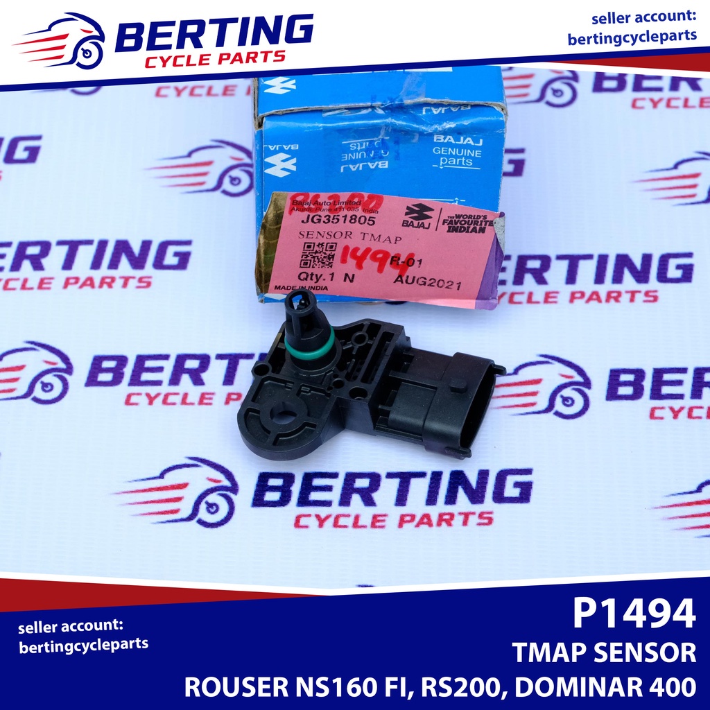 TMAP SENSOR Rouser NS125 NS160 FI RS200 Dominar 400 Genuine JG351805 ...