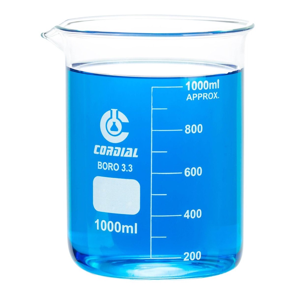 LBT 1000ML GLASS BEAKER LOWFORM Borosilicate Glass | Shopee Philippines