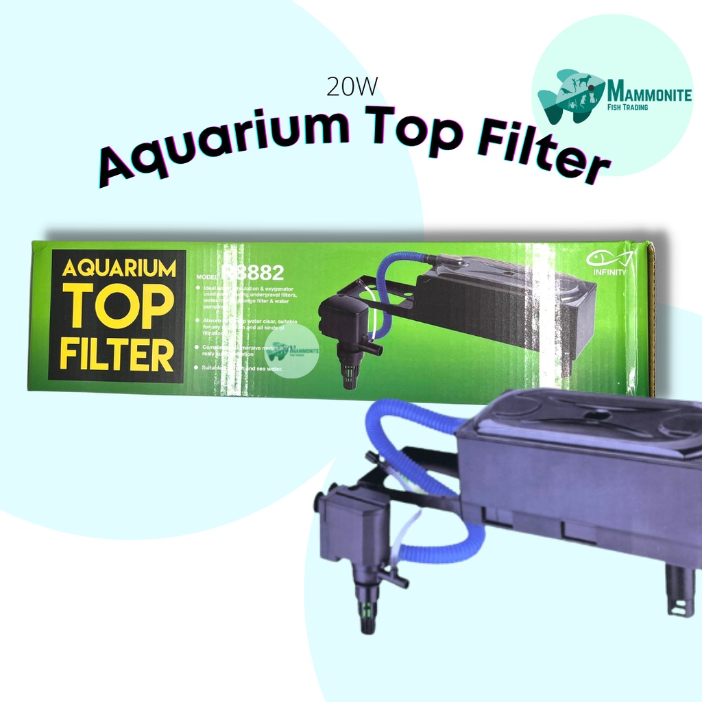 Infinity Aquarium Top Overhead Filter 20 Watts R8882 For 20 - 50 ...