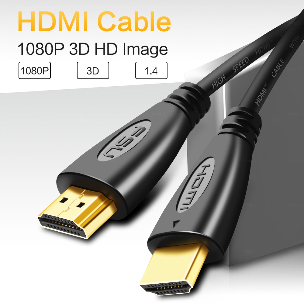 FSU 10m 15m 20m HDMI Male To Male Cable Video Cables Gold Plated 1080P ...