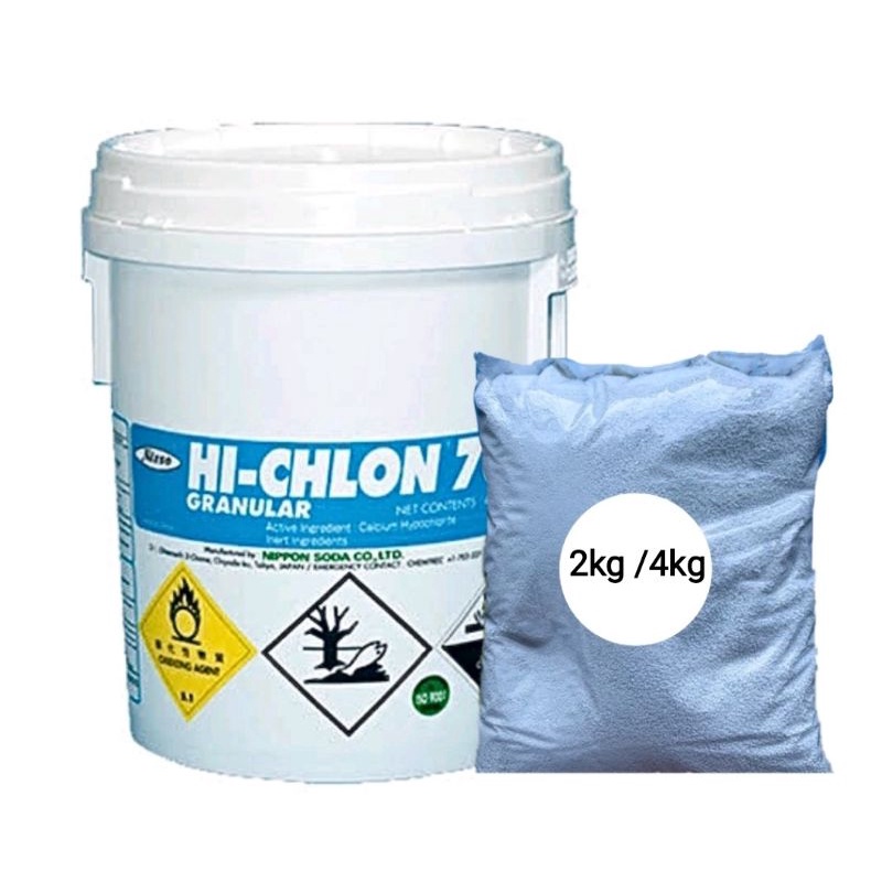 2 Kg and 4 Kg Japan Origin CHLORINE GRANULES for Swimming Pool (Hi ...