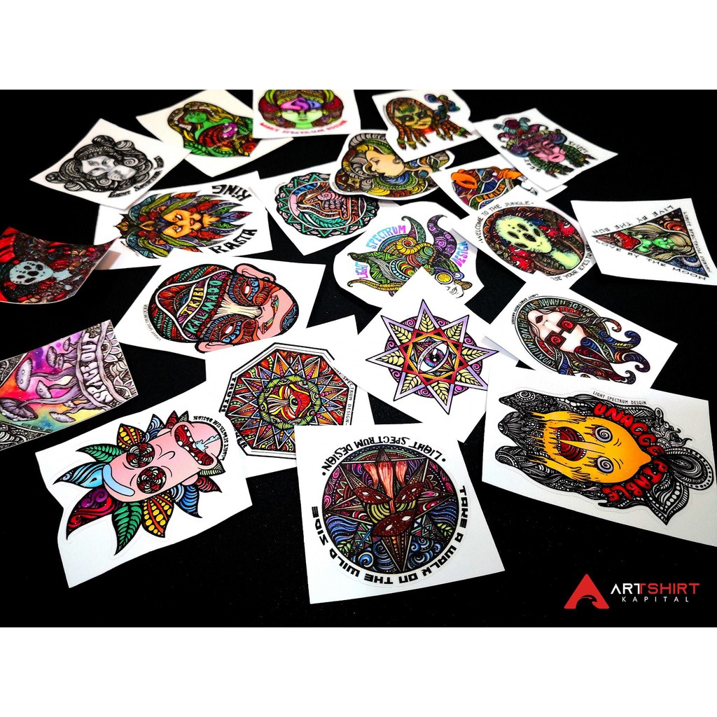 LSD TRIPPY STICKER PACK | Shopee Philippines