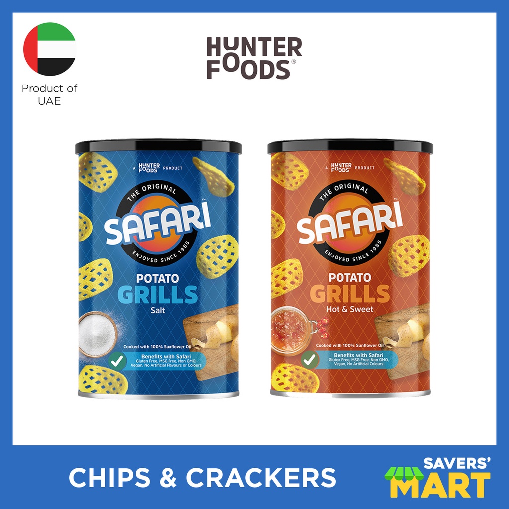 Safari Potato Grills (Hot & Sweet, Salt) | Shopee Philippines