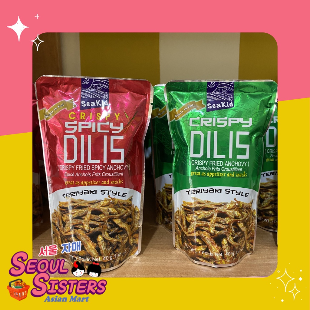 Seakid Crispy Dilis / Spicy Dilis Fried Anchovy Teriyaki Style 40g ...