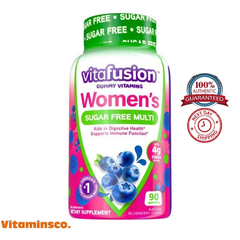 Vitafusion Women's Sugar Free Gummy Multivitamin (90 ct) | Shopee ...