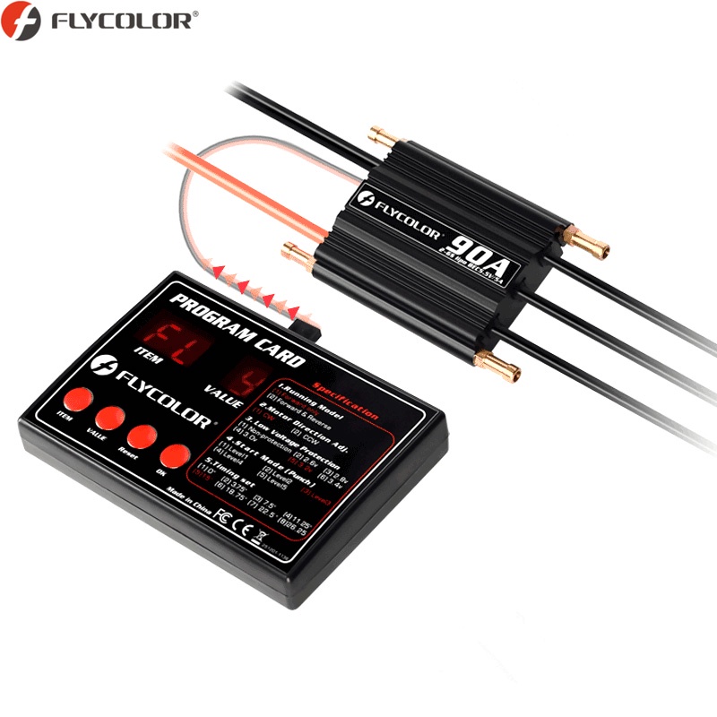 Flycolor 50A 70A 90A 120A 150A Brushless ESC 2-6S RC Boats Waterproof ...