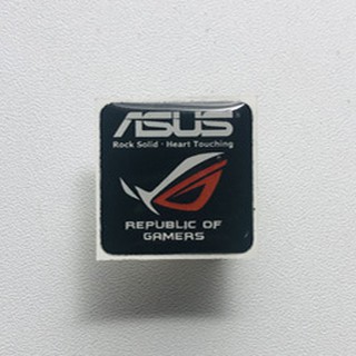 Asus ROG Emblem Embossed Flexible Sticker | Shopee Philippines
