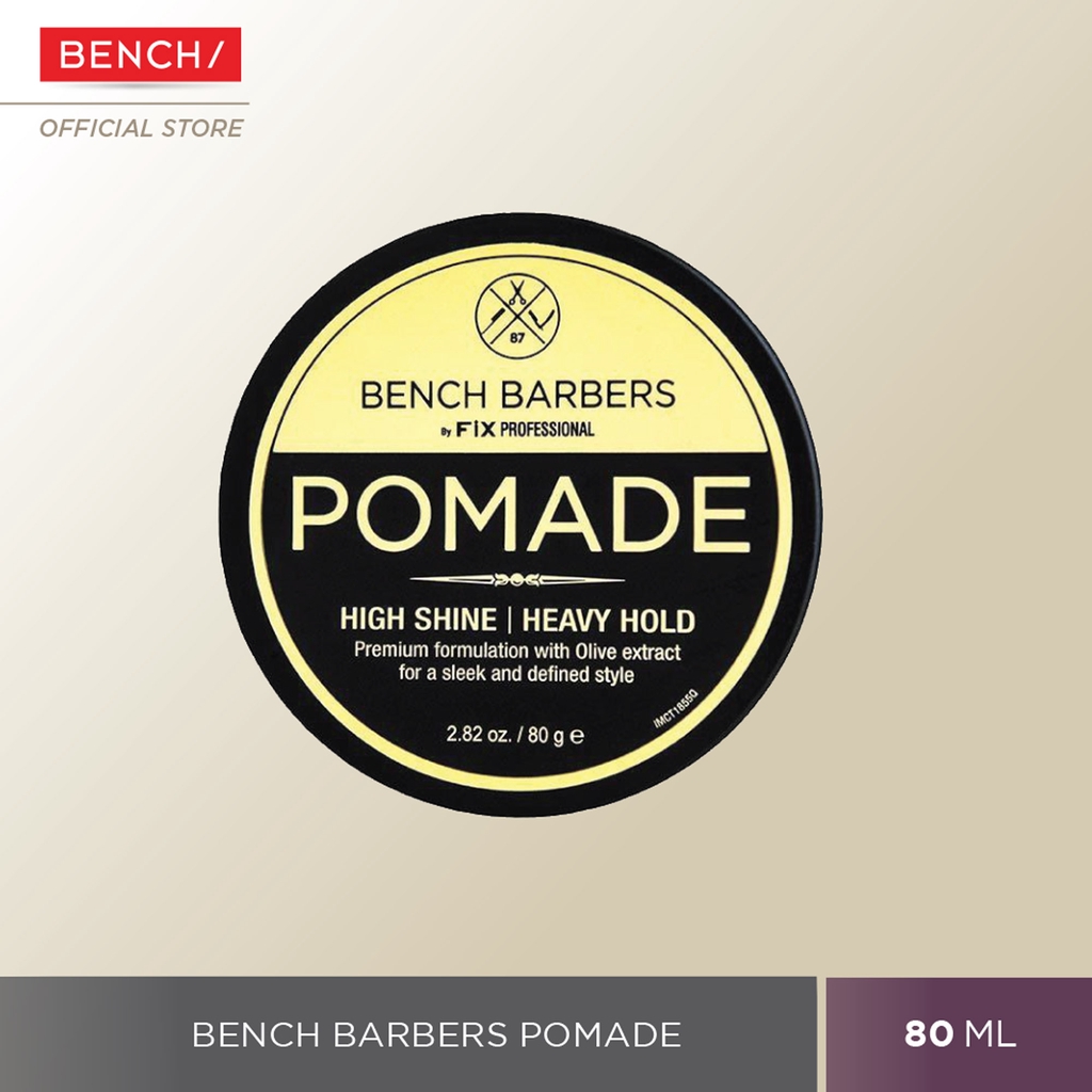 TCR1080Q - BENCH/ Bench Barbers Pomade 80g | Shopee Philippines
