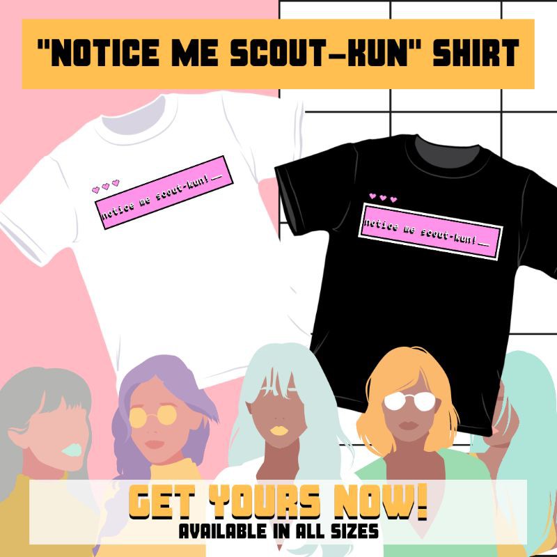 Notice Me Scout-kun Shirt | Shopee Philippines