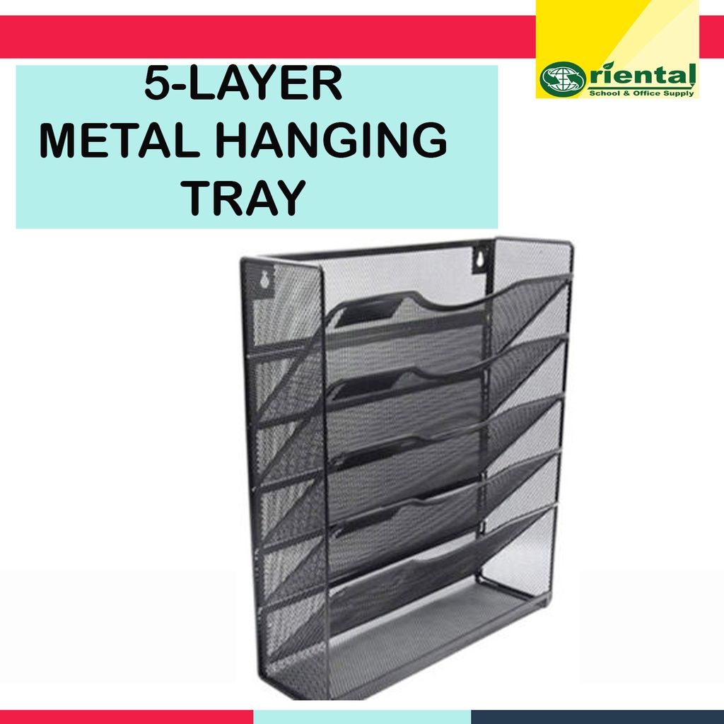 Metal Mesh 5-Layer File Hanging Tray - Five Layers in One Tray - 5 ...
