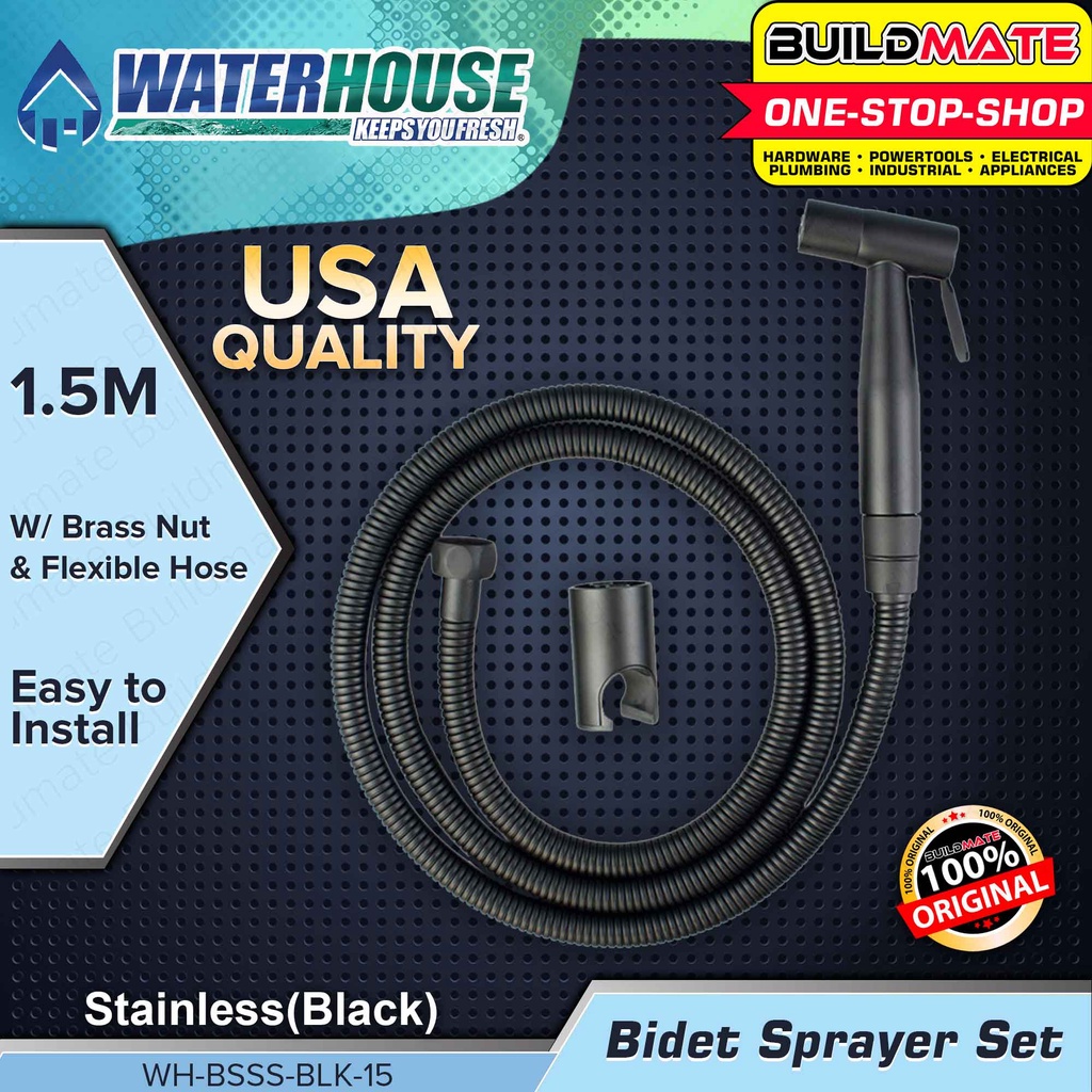 WATERHOUSE Stainless 304 Bidet Sprayer w/ High Tension Flexible Hose ...