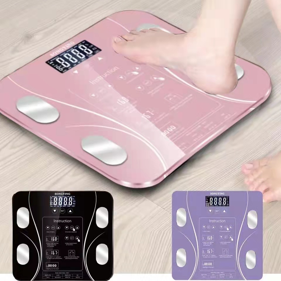 Body Fat scale Digital Human Weight Scales Floor ICD display Body Index ...