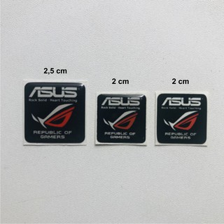 Asus ROG Emblem Embossed Flexible Sticker | Shopee Philippines