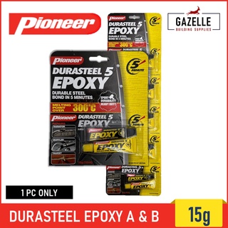 Pioneer Plus Five Clear Epoxy Set A & B 15ml Durasteel Epoxy Set 35g ...