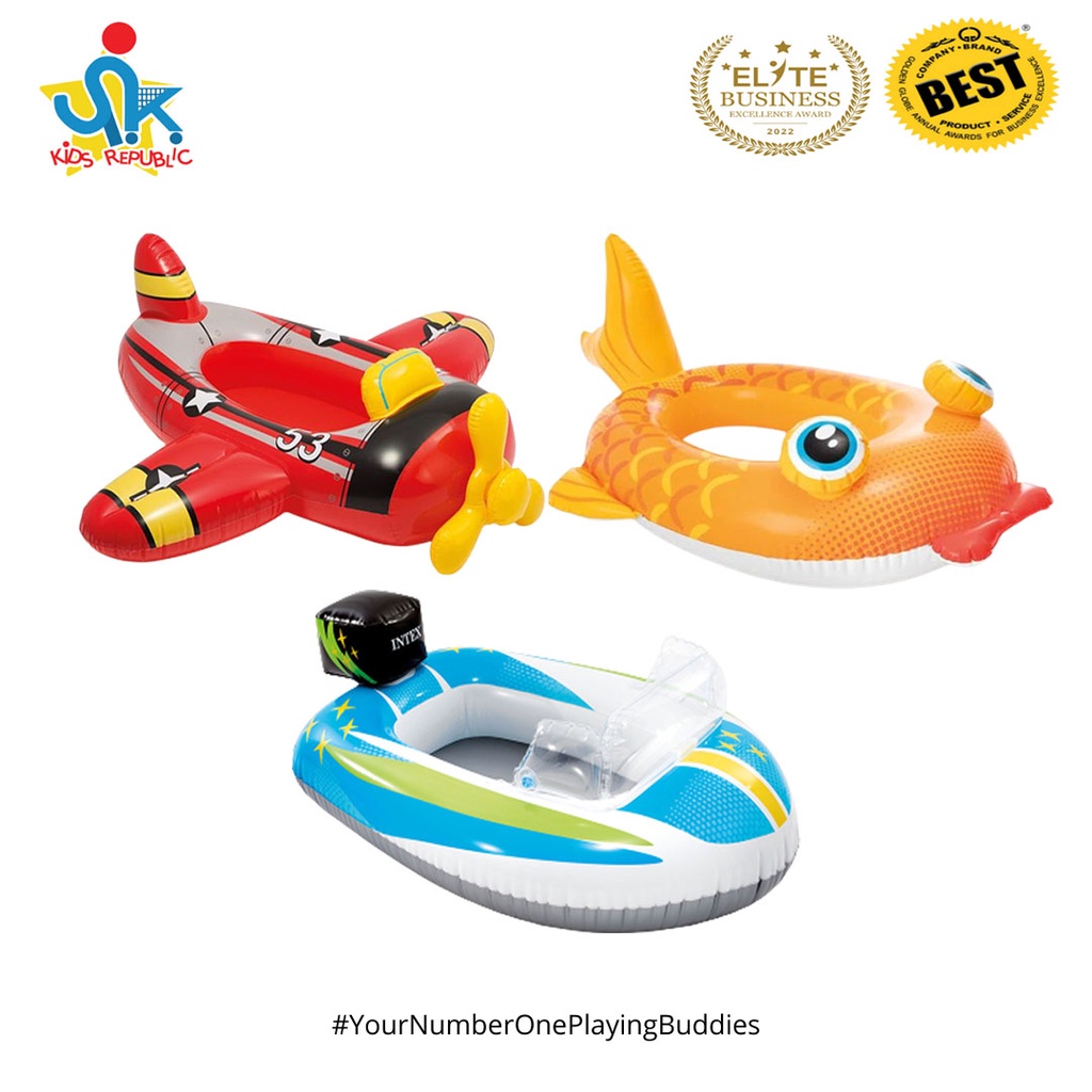 Intex 59380 Inflatable Pool Cruiser Cute Design Floater for Kids ...