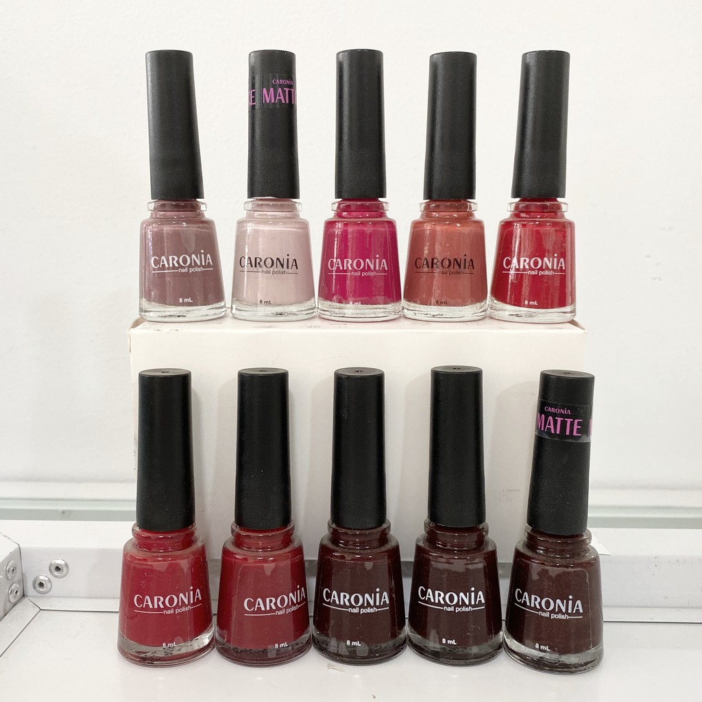 CARONIA Nail Polish Regular 8mL (Warm Shades) | Shopee Philippines