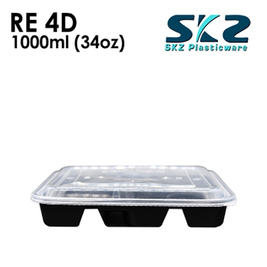 SKZ 4 DIVISION BLACK RECTANGULAR SERIES RE-4D ENVIRONMENTAL FRIENDLY ...