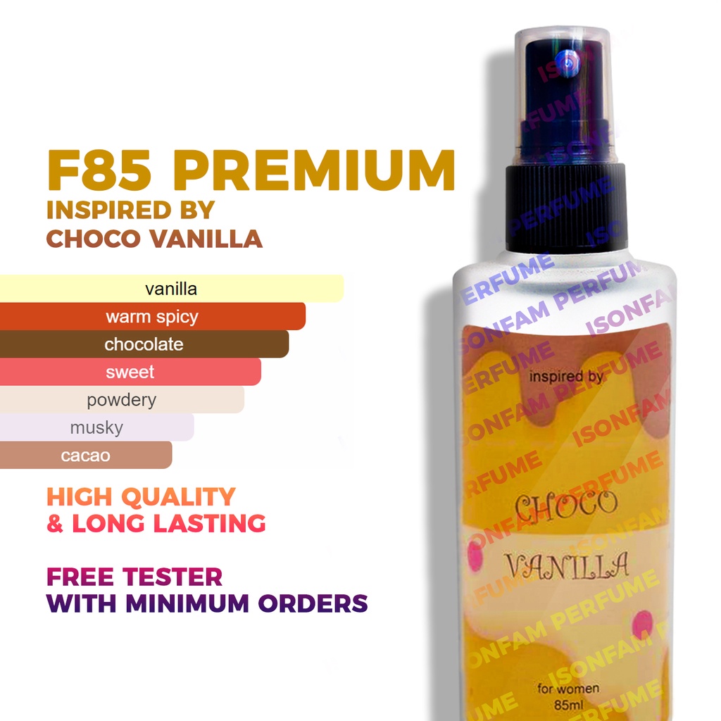 Choco Vanilla Perfume Inspired Scent Oilbase 85ml Bottle Longlasting Shopee Philippines