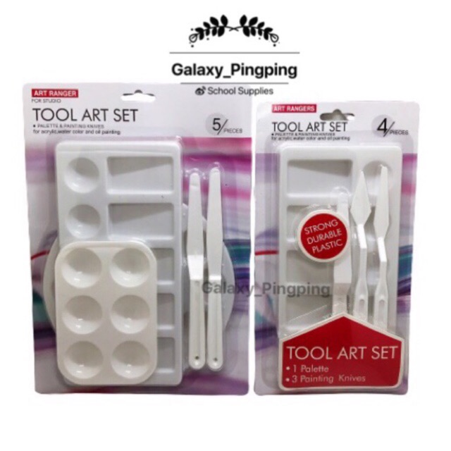Art Rangers Tool Art Set ( Palette and painting Knives ) | Shopee ...