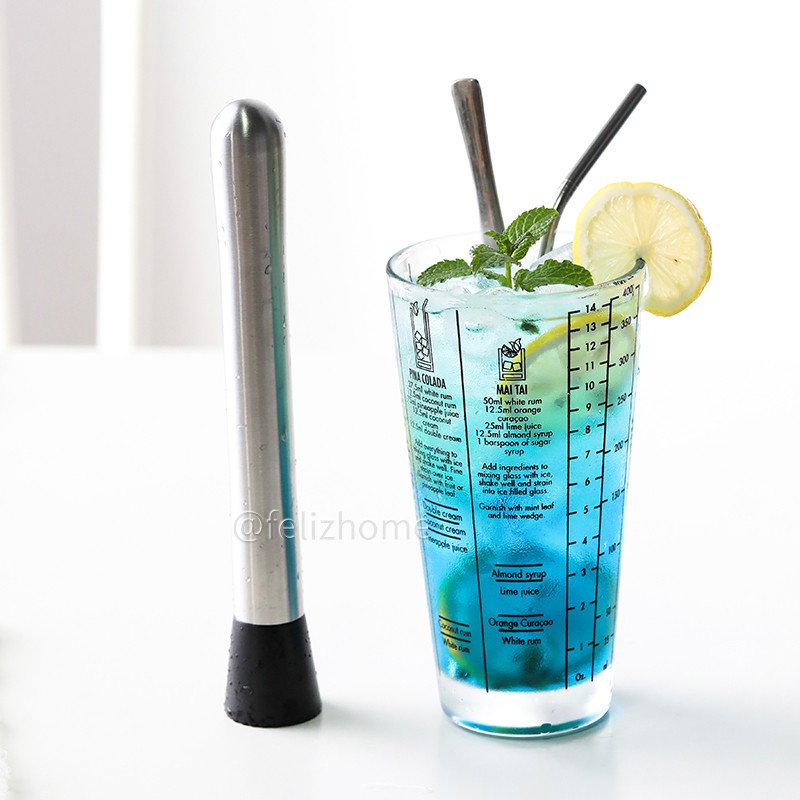 Stainless steel masher crushed popsicle milk tea shop fruit tea press ...