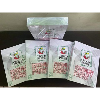 Bond Paper Croco Brand 70gsm (set of 5 reams) | Shopee Philippines
