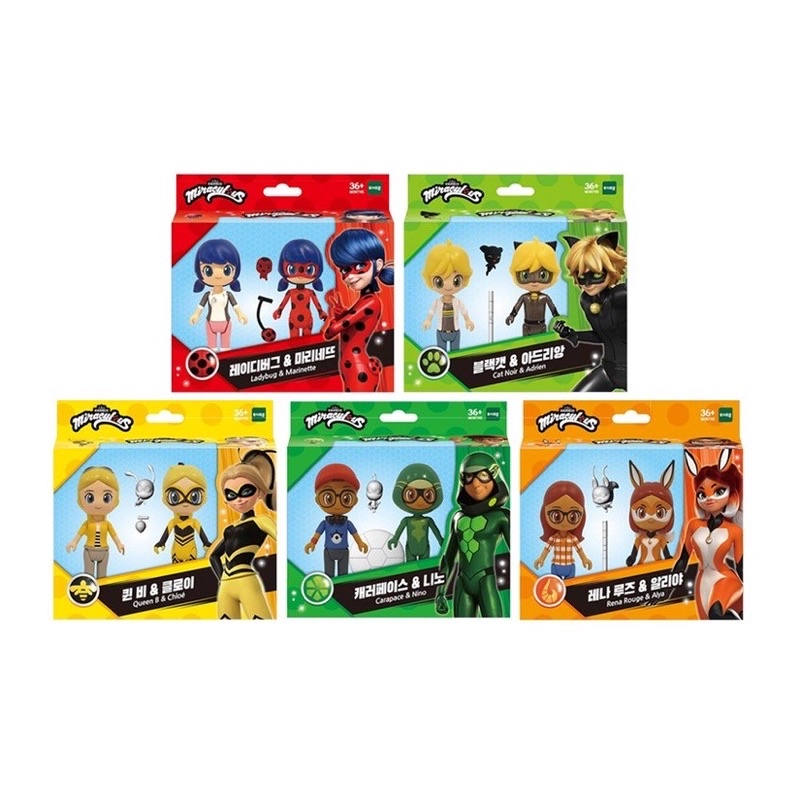 MIRACULOUS LADYBUG Miraculous Ladybug Toys Lady Bug Figures Marinette ...