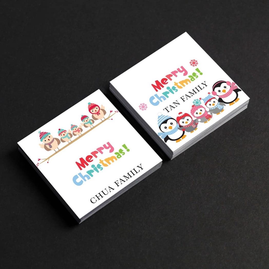 Personalized Gift Tags [Christmas Designs] | Shopee Philippines