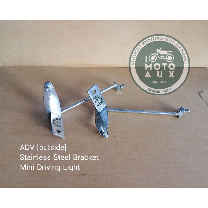 HONDA ADV 150 STAINLESS MINI DRIVING LIGHT BRACKET | Shopee Philippines
