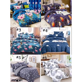 4in1 Canadian Cotton Bedsheet Queen Size Beddings 2PC Pillowcase 1PC ...