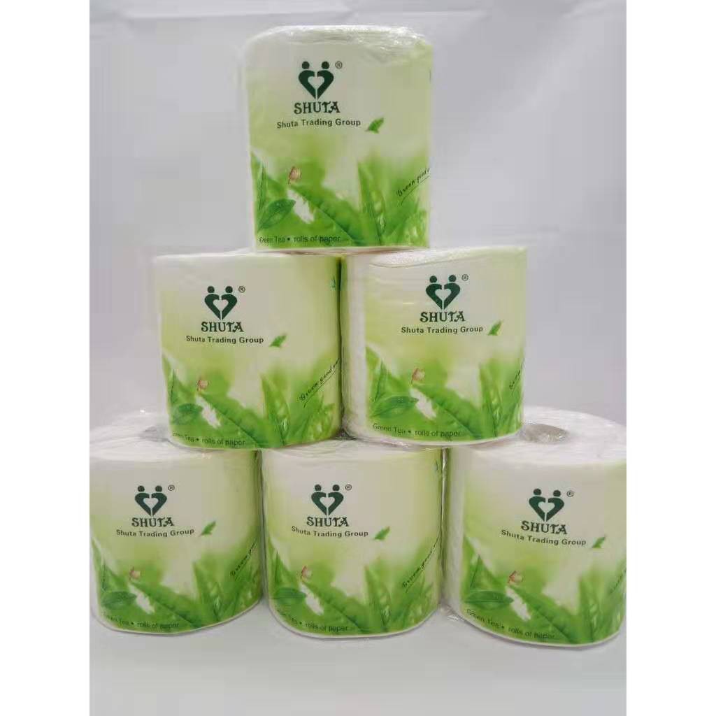 Shuta Green Roll Bathroom Tissue 10's (S-0011) | Shopee Philippines