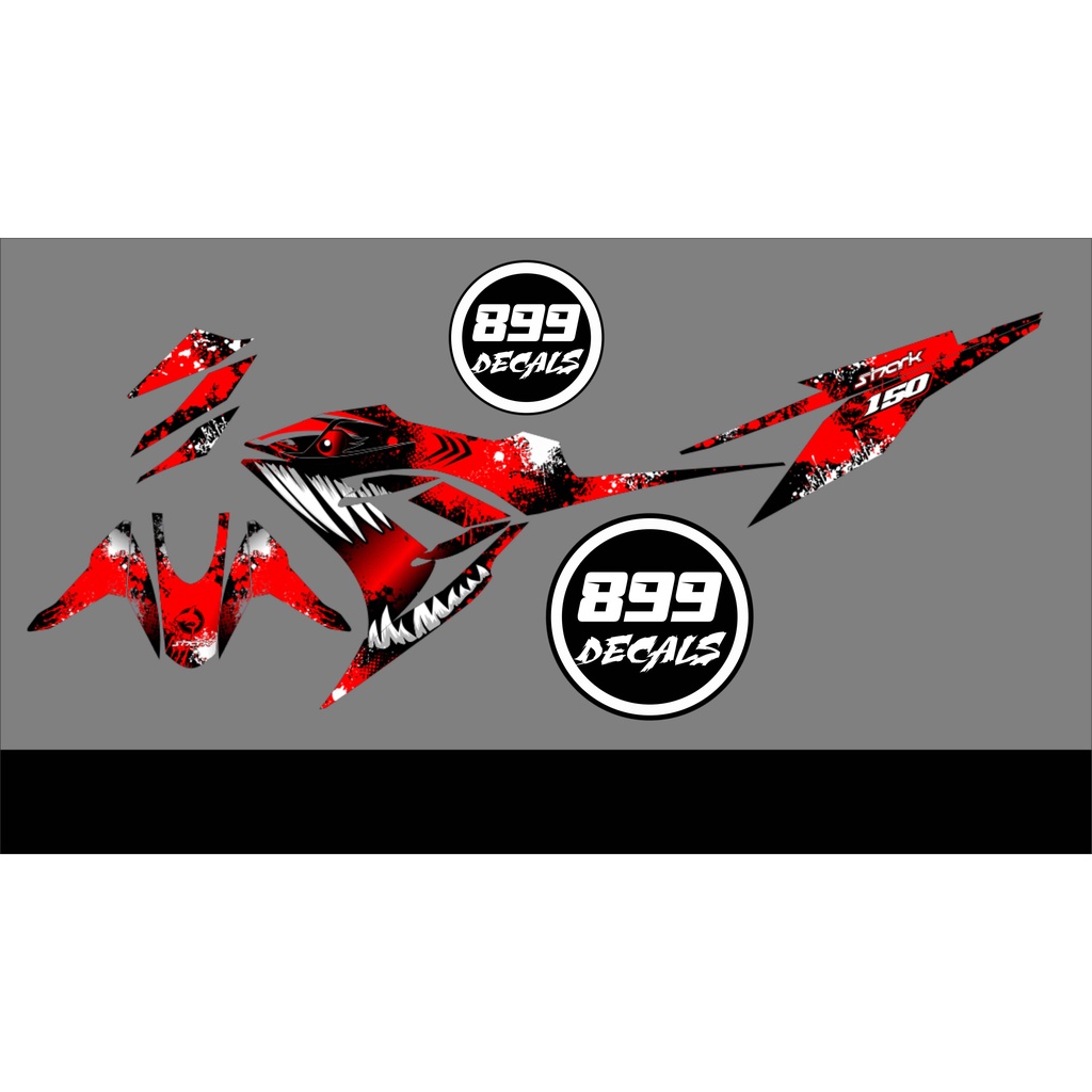 EURO FLASH 150 / VIPERMAN 150 WHOLE BODY DECALS SET LAMINATED | Shopee ...