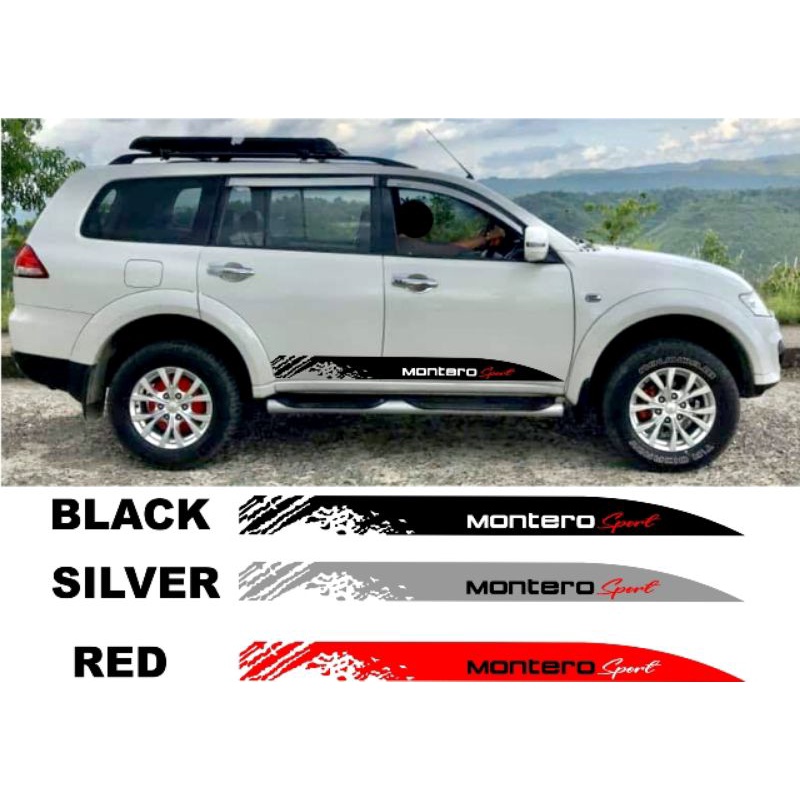 Mitsubishi Montero Gen 2 Side Body Sticker Design 2pcs | Shopee Philippines