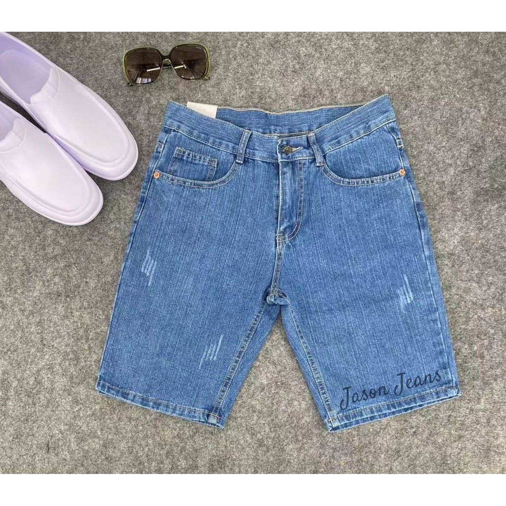 New Maong Short Denim Short Korean Fashion For Men | Shopee Philippines