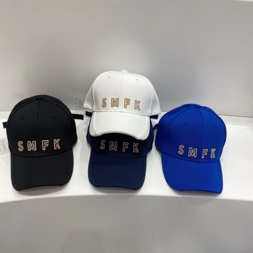 SMFK National Fashion Smfk Letter Embroidered Peaked Cap Hard Top ...