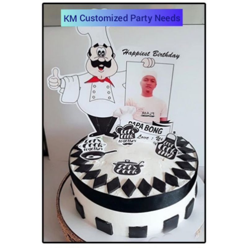 Chef Customized Cake Topper | Shopee Philippines