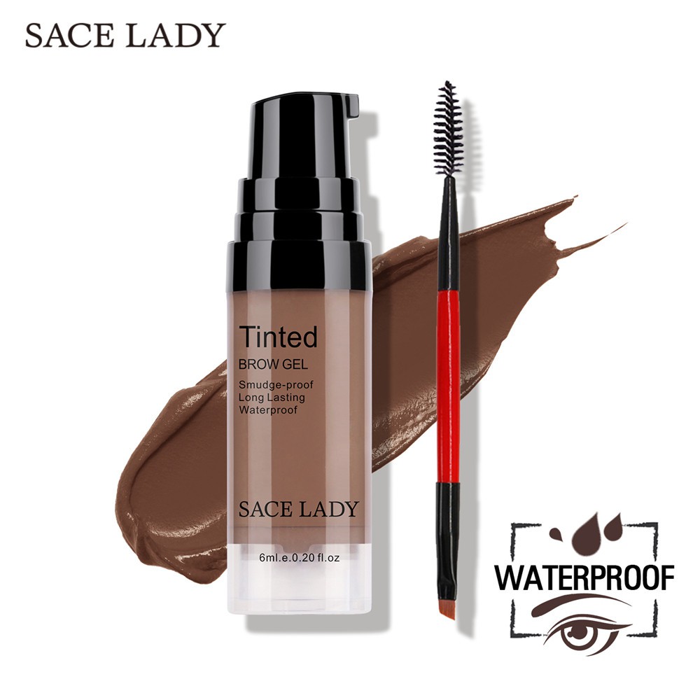 SACE LADY Eyebrow Gel 3 Color Durable Waterproof Highly Pigmented ...