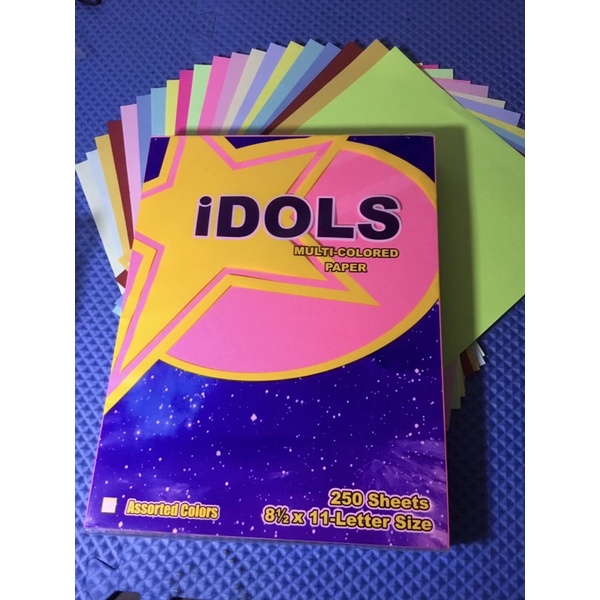 ASSORTED IDOLS MULTI COLORED PAPER | Shopee Philippines