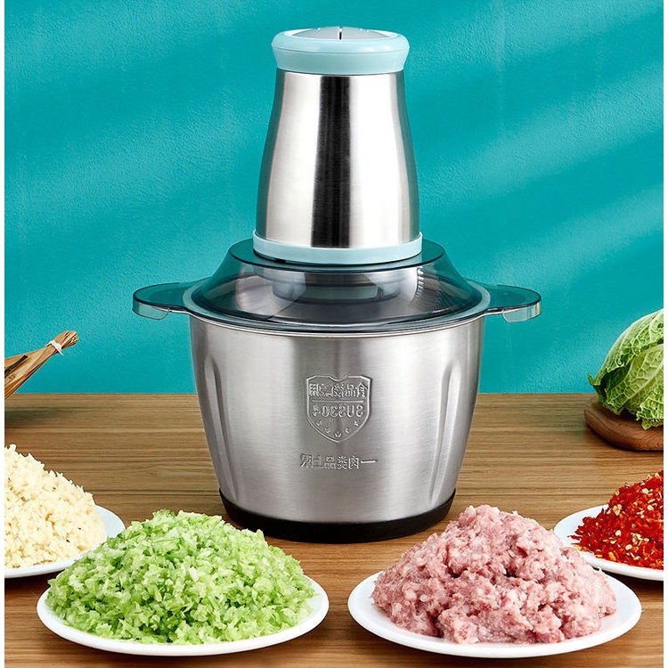 3 LITER Food And Vegetable Processor Mincer Electric Meat Grinders ...
