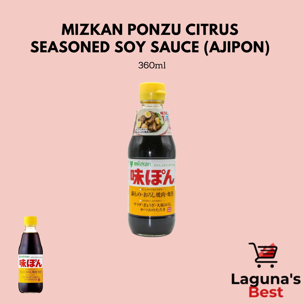 Mizkan Ajipon Ponzu Citrus Seasoned Soy Sauce 150 ml / 360ml / 600ml | Shopee Philippines