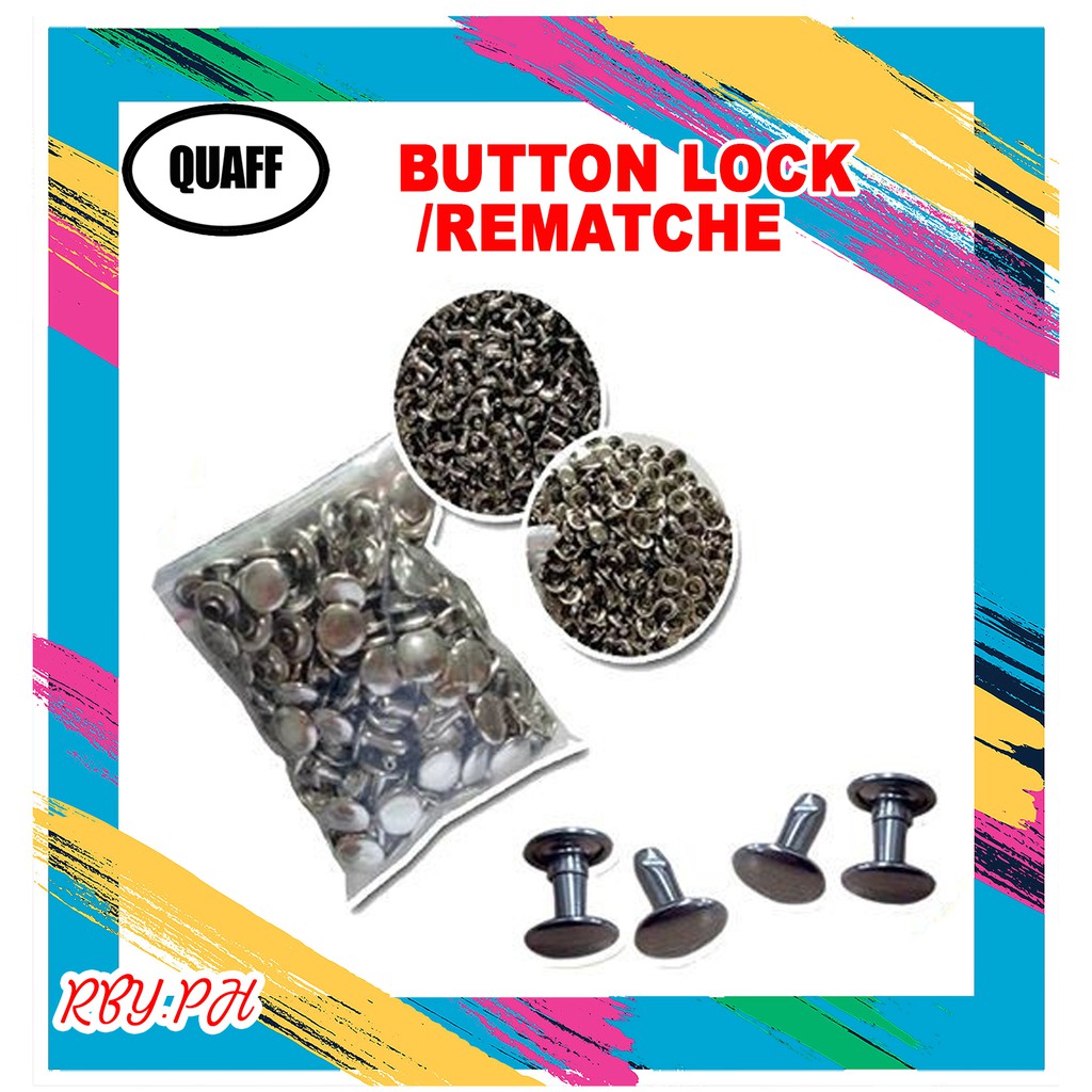 1 PACK / 500 PAIRS BUTTON LOCK / REMATCHE FOR ID SLING | Shopee Philippines