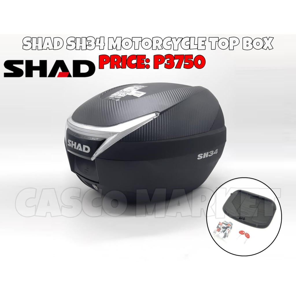 SHAD SH34 Top Box 34L | Shopee Philippines