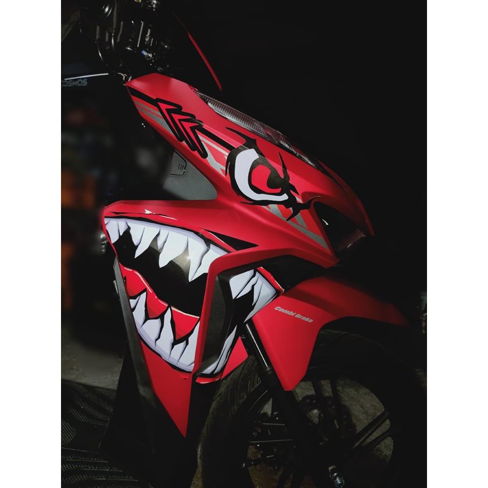 Honda Click 125&150 v2 Shark Decals | Shopee Philippines
