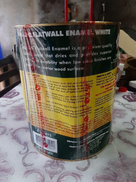 B800 Boysen Flatwall Enamel White 1 Gallon | Shopee Philippines