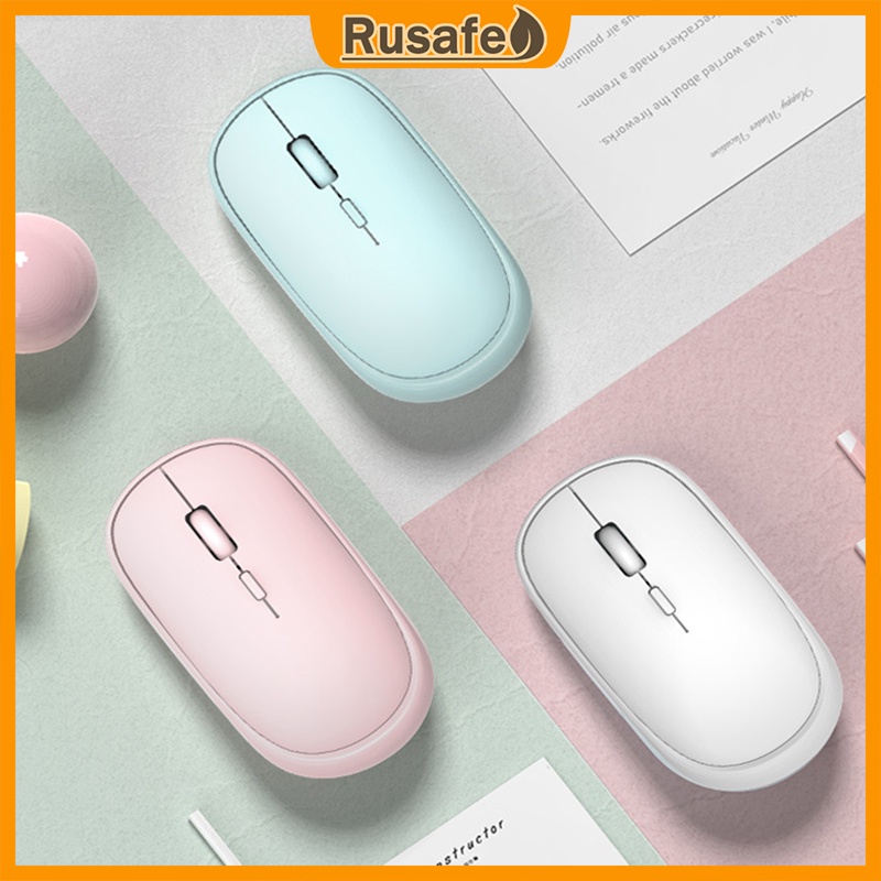 Wireless Mouse Rechargeable Silent Gaming Mice USB Mice Portable Laptop ...