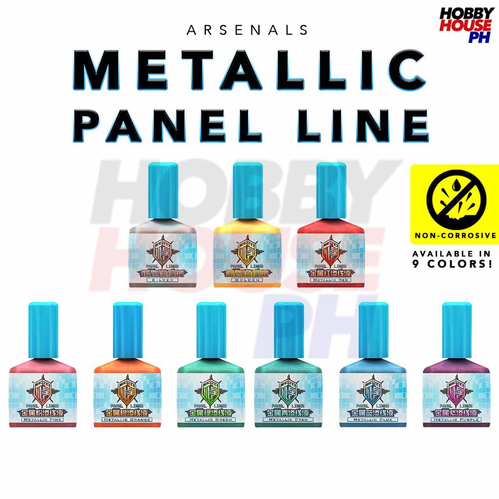 Gundam Metallic Panel Line Arsenal Paint | Shopee Philippines