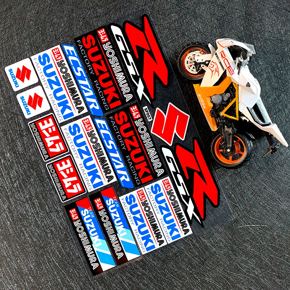 SUZUKI Motorcycle Sticker SUZUKI Reflective Sticker Suitable For SUZUKI ...