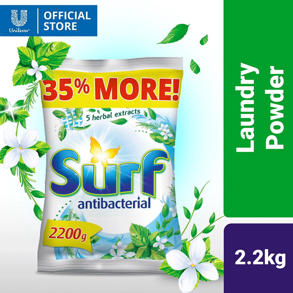 Surf Detergent Powder Antibacterial 2.2kg | Shopee Philippines